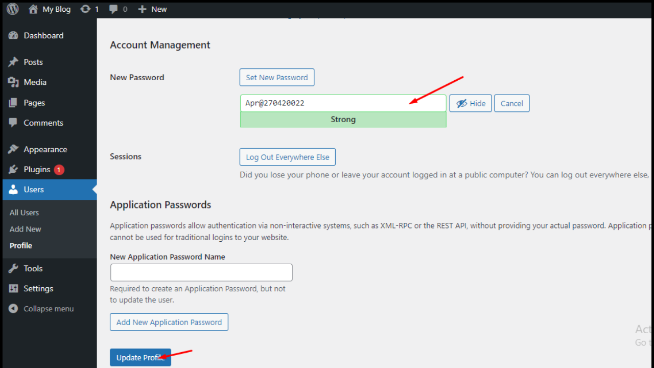How to change or reset your WordPress website’s admin panel password ...