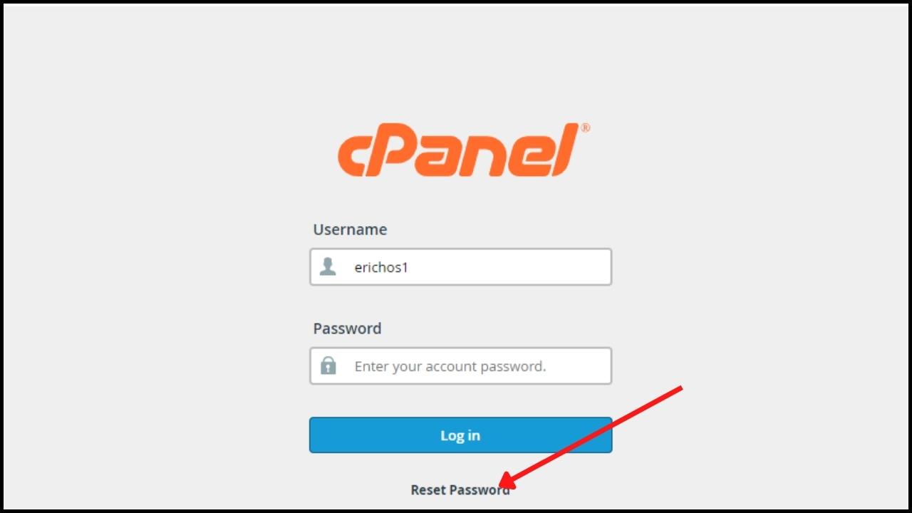 How to change or reset cPanel Password