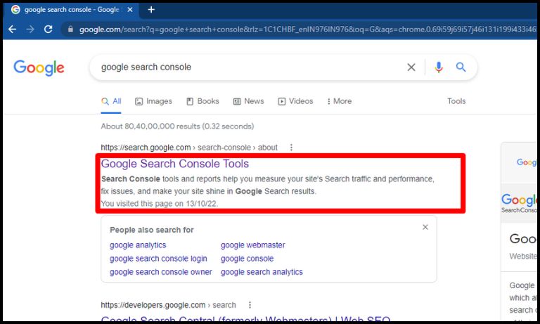 How to add your website to Google Search Console? - EricHost